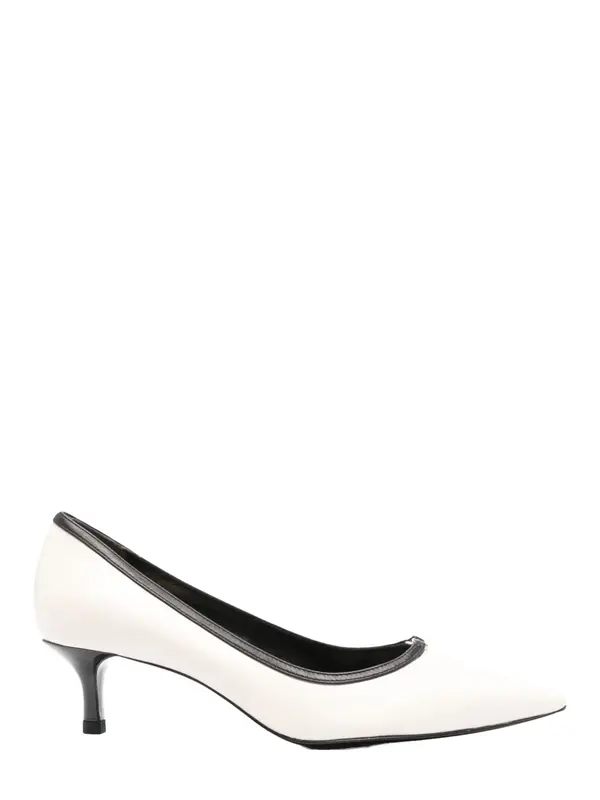Tory Burch 40mm Double T Pumps - Neutrals