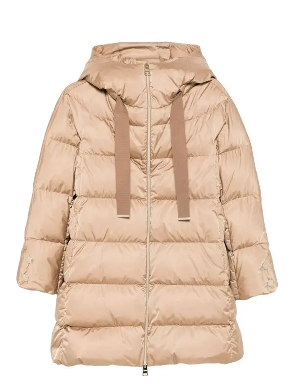 Herno Hooded Puffer Coat - Brown