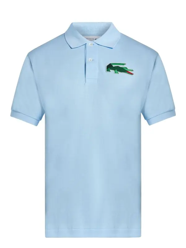 Lacoste Logo-patch Polo Shirt - Blue