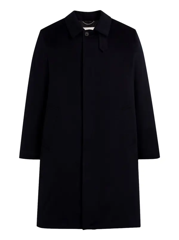 Mackintosh Dunkeld Wool Coat - Blue