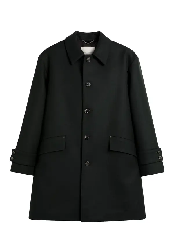 Mackintosh Humbie Wool Coat - Green