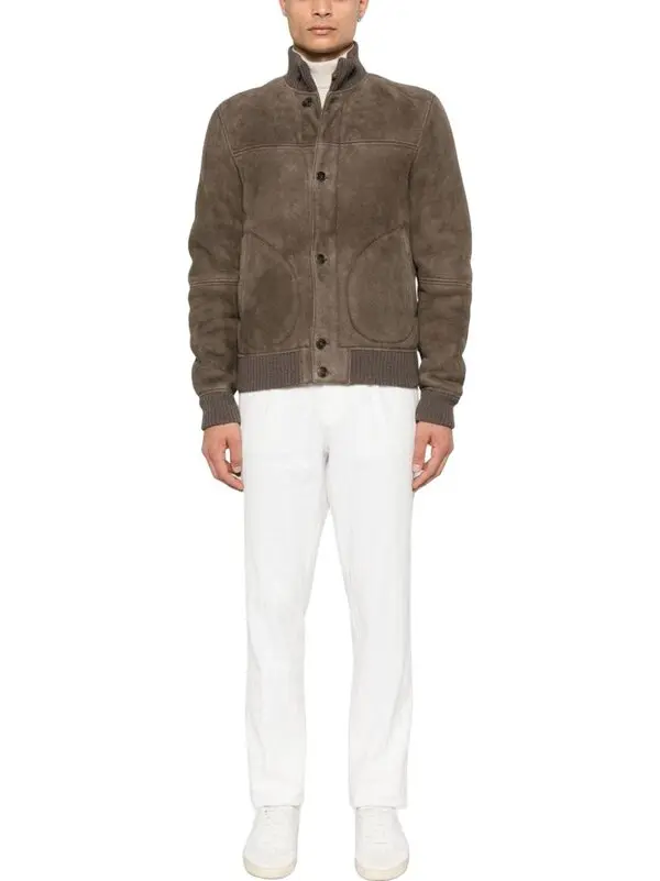 ERALDO Malga Shearling Jacket - Grey
