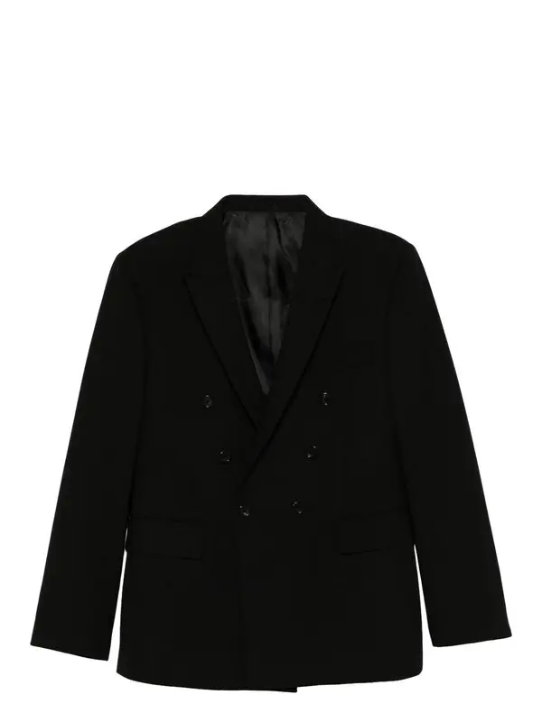 ERALDO Double-breasted Blazer - Black