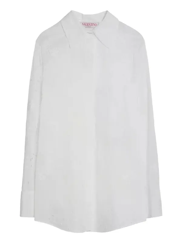 Valentino Garavani Broderie Anglaise Shirt - White