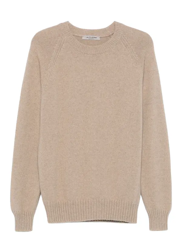 FILERIA Crew-neck Sweater - Neutrals