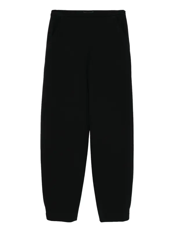 Emporio Armani Straight-leg Trousers - Black