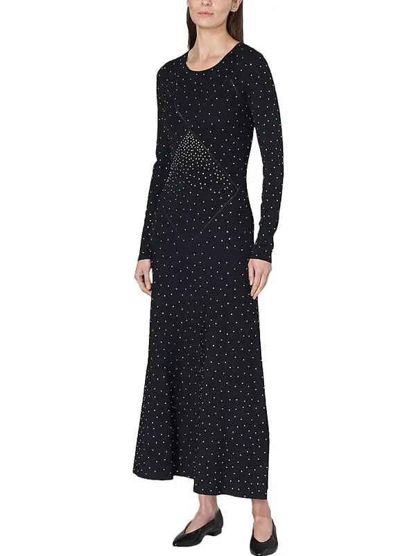 Altuzarra Wenny Studded Maxi Dress - Black