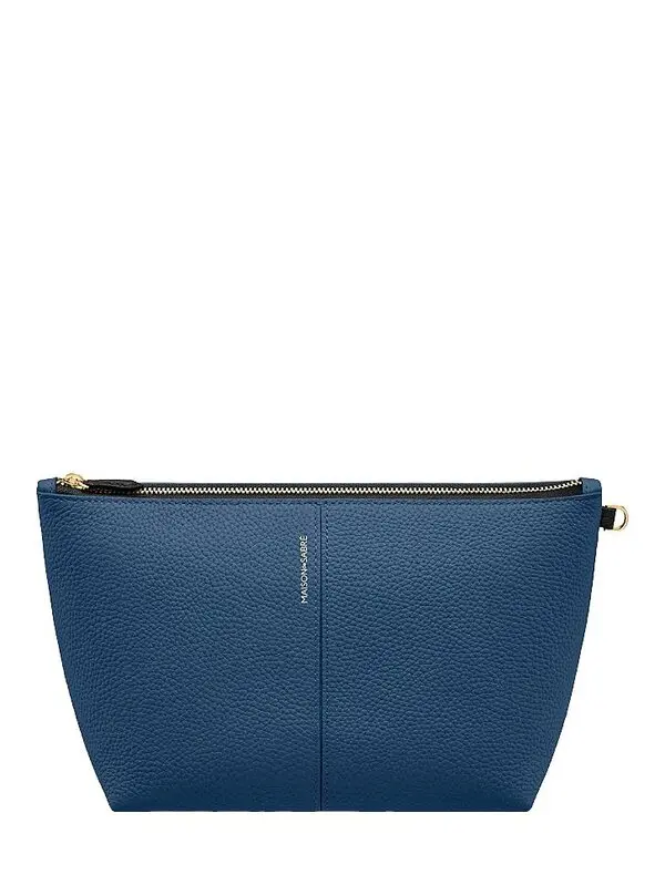 MAISON DE SABRE Medium Leather Pouch - Pacific Caviar