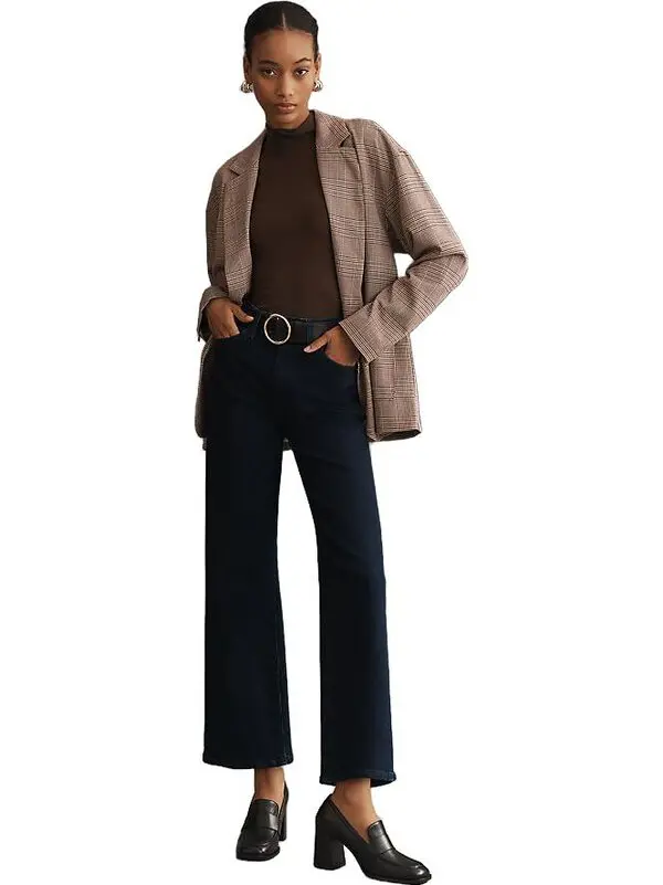 Joe's Jeans Blake High-rise Wide-leg Crop Jeans - Don't Worry