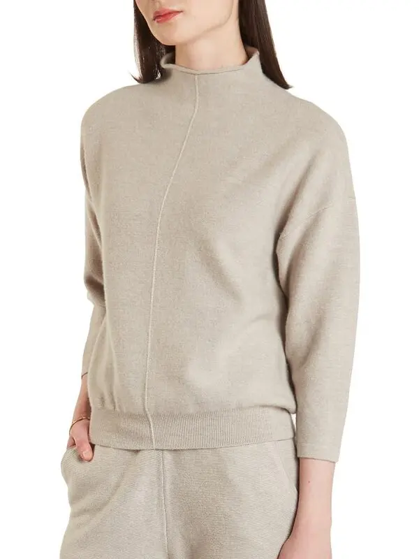 OYUN Blythe Wool Cashmere Sweater - Oyster