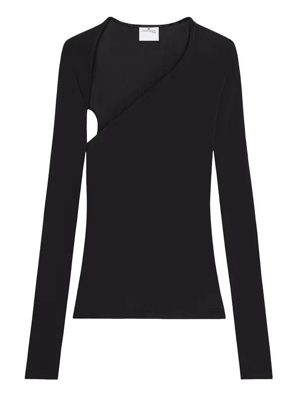 COURREGES Slash Top - Black