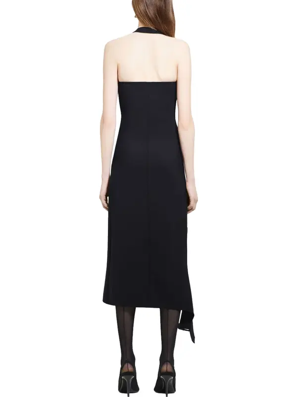 COURREGES Asymmetric Buckle Dress - Black