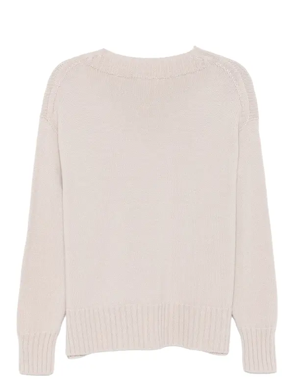 DRUMOHR Merino Wool Sweater - Neutrals