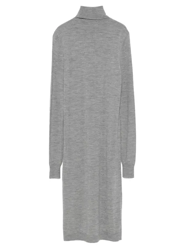 Barbara Bui Safety-pin Merino Wool Midi Dress - Grey