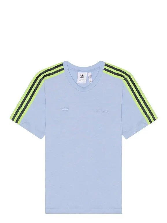 Adidas X Wales Bonner Set In Tee Shirt - Blue