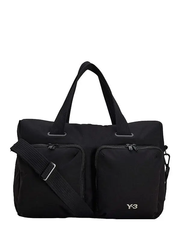 Adidas Y-3 Nylon Travel Bag - Black