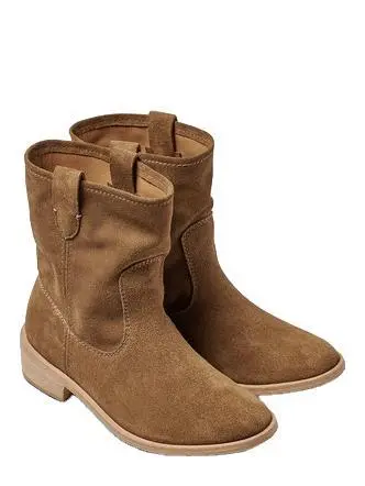 Beek Grouse Slouchy Suede Boots - Denim