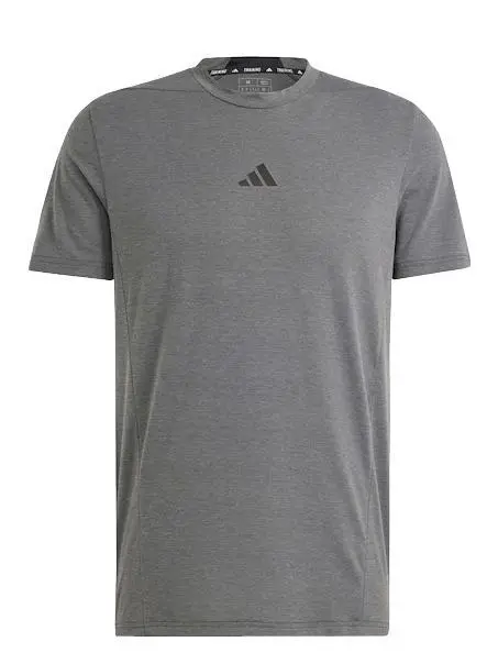 Adidas Designed For Training Workout Tee Shirt - Dgh Solid Grey