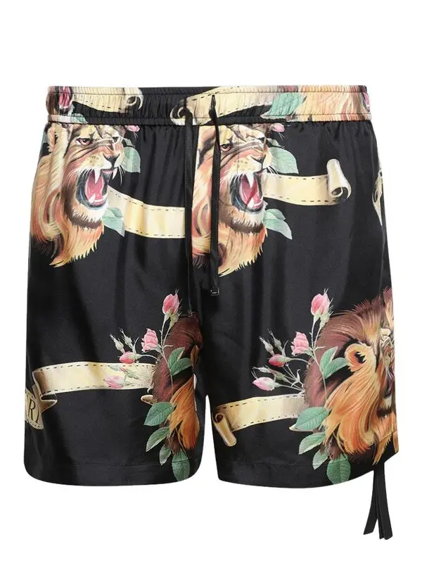 Amiri Lion Short - Black