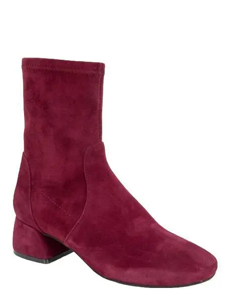 Gentle Souls By Kenneth Cole Emily Bootie - Burgundy Suede