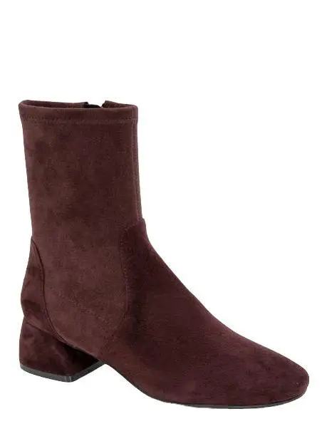 Gentle Souls By Kenneth Cole Emily Bootie - Wine Suede