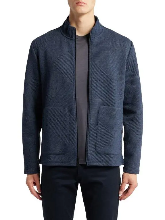 Robert Barakett Steep Rock Double Knit Jacket - Navy