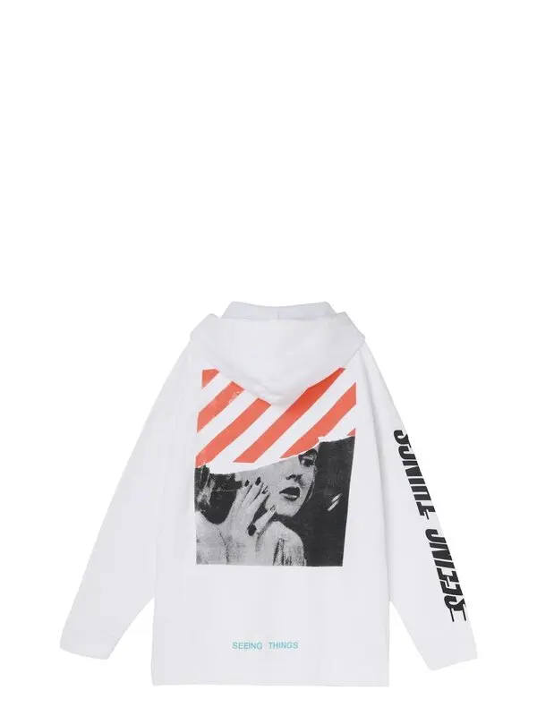 Off-White Off Photocopy Over Hoodie - White