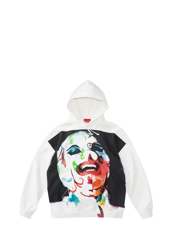 Supreme Leigh Bowery Airbrushed Hooded Sweatshirt - White