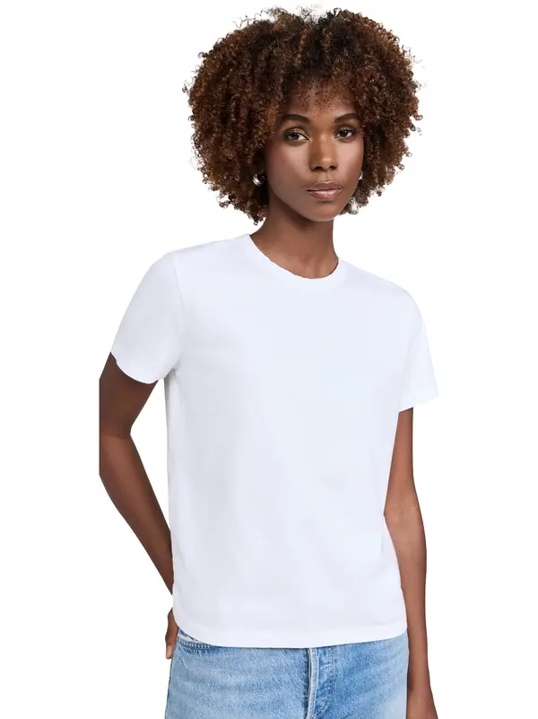 Madewell Crewneck T-shirt - Eyelet White