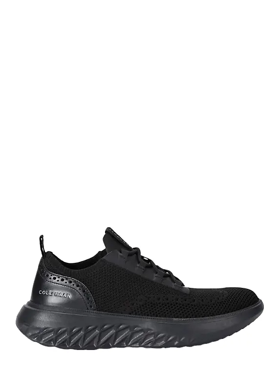 Cole Haan Zerøgrand Work From Anywhere Stitchlite Knitted Oxford Shoes - Black