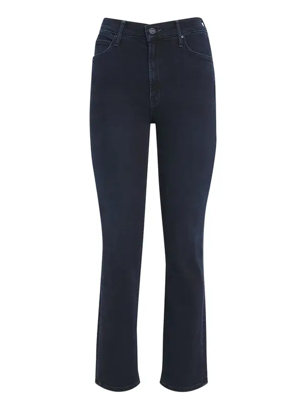 MOTHER The Dazzler Slim Ankle Jeans - Navy