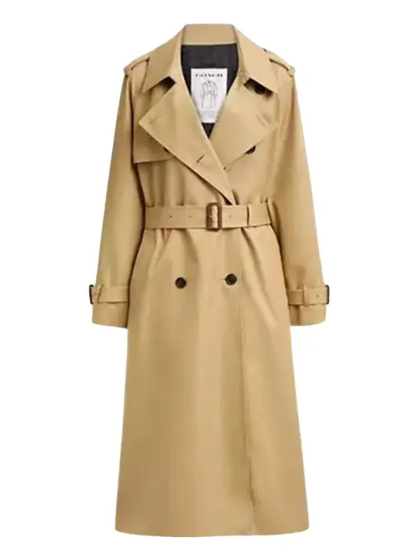 COACH Relaxed Cotton-blend Trench Coat - Khaki