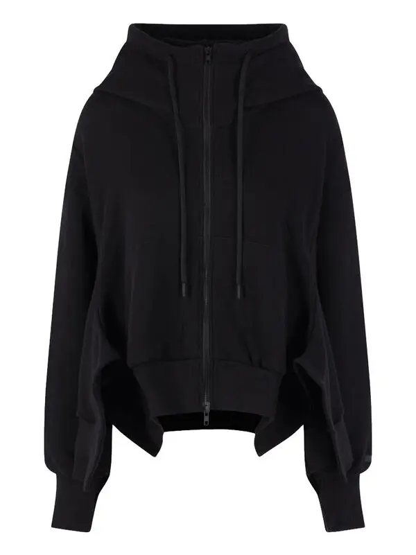 Yohji Yamamoto Deconstructed Hoodie - Black