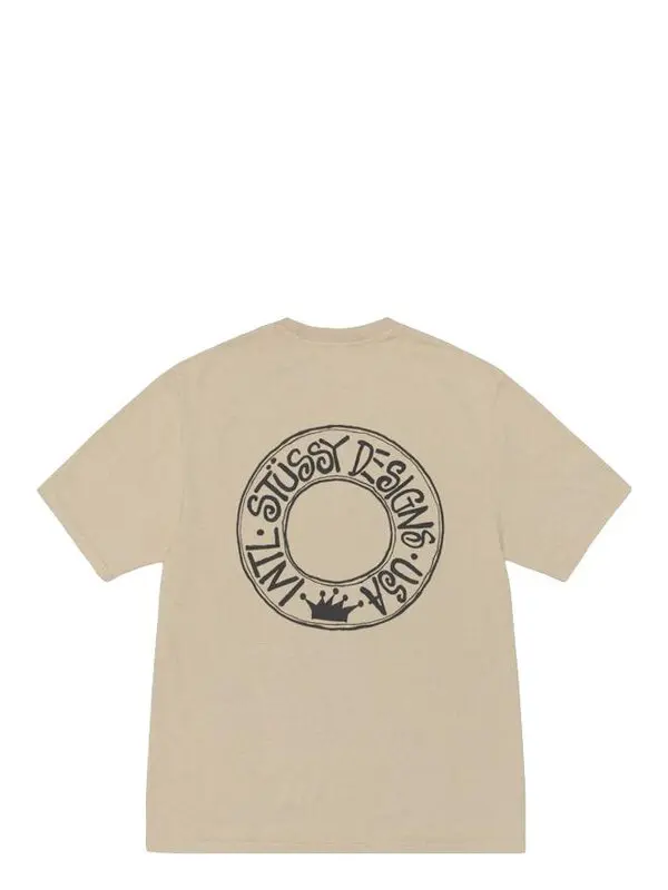 StÜssy Buana Pigment Dyed Tee Shirt - Khaki