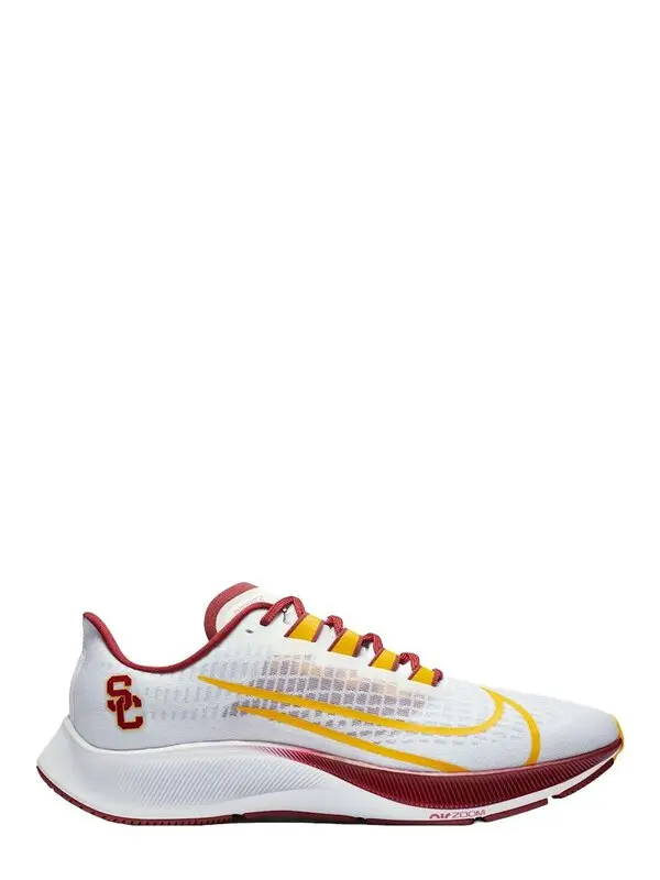 Nike Air Zoom Pegasus 37 Usc Sneakers - White/pure Platinum/team Crimson