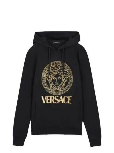 Versace Medusa Logo Hoodie - Black