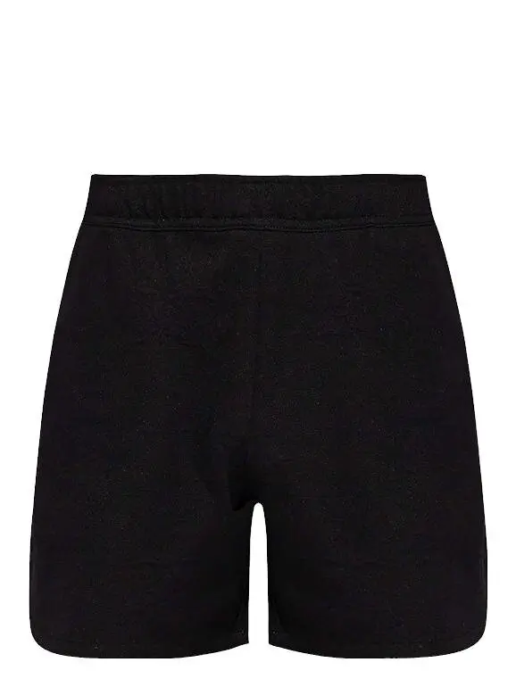 Burberry Ekd Technical Cotton Jacquard Shorts - Black