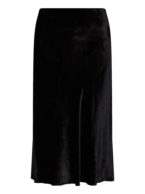Vince Velvet Skirt - Black
