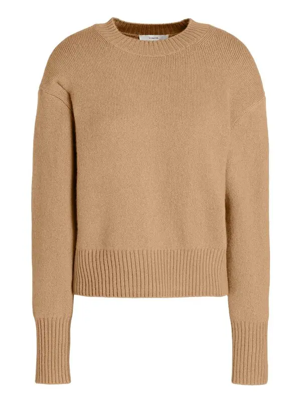 Vince Wool-blend Knit Sweater - Sand
