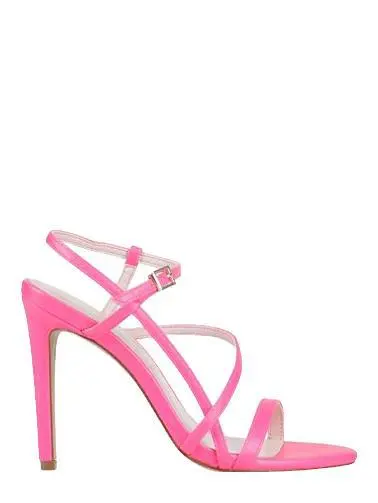 TWINSET Textile Fibers Slingback Sandals - Fuchsia