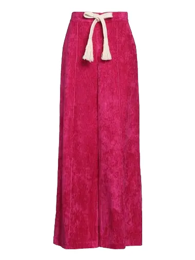 Erika Cavallini Corduroy Wide-leg Trousers - Pink