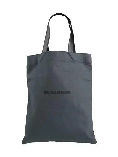 JIL SANDER Handbag In Cotton, Linen, And Leather - Green