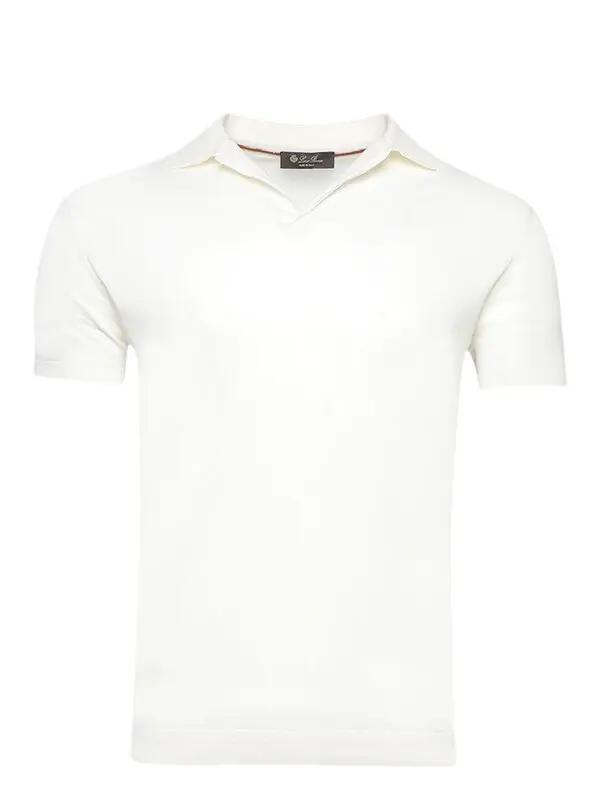 Loro Piana New Bay Polo Shirt - Optical White