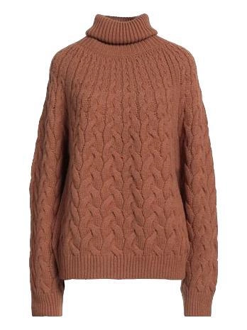 Alpha Studio Turtleneck Size Acrylic, Alpaca Wool, Wool - Camel