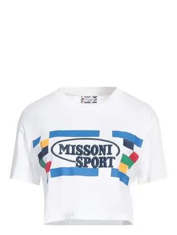 Missoni Cotton Crop T-shirt - White