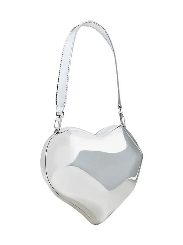 SIMONMILLER Molded Heart Bag - Silver Heart