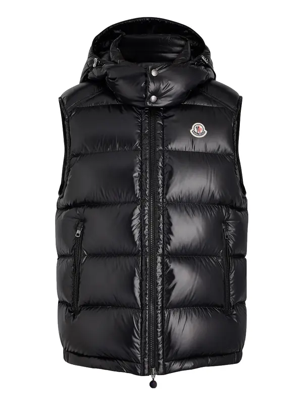 Moncler Bormes Quilted Gilet - Black