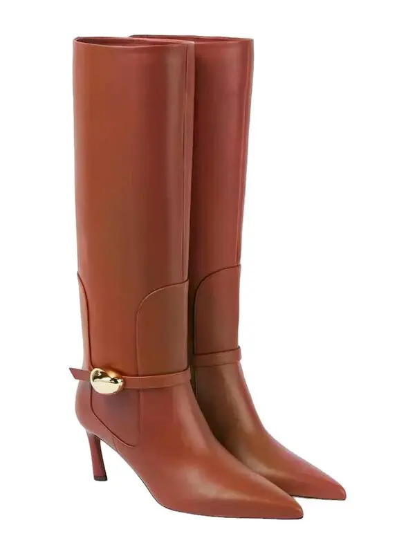 Zimmermann Harlow 65 Leather Knee-high Boots - Brown