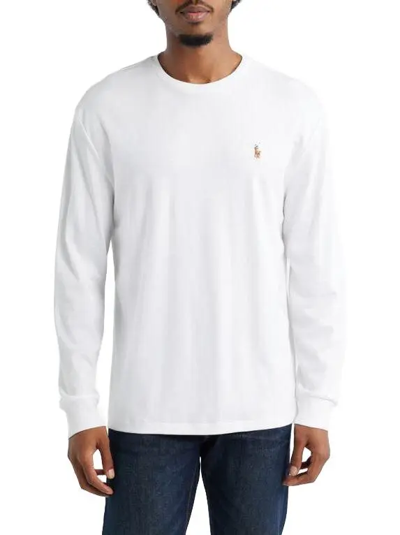 Polo Ralph Lauren Soft Touch Long Sleeve T-shirt - White