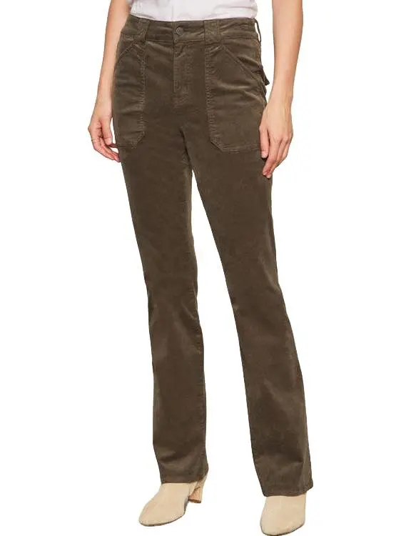 Sanctuary Bootcut Corduroy Pants - Kalamata